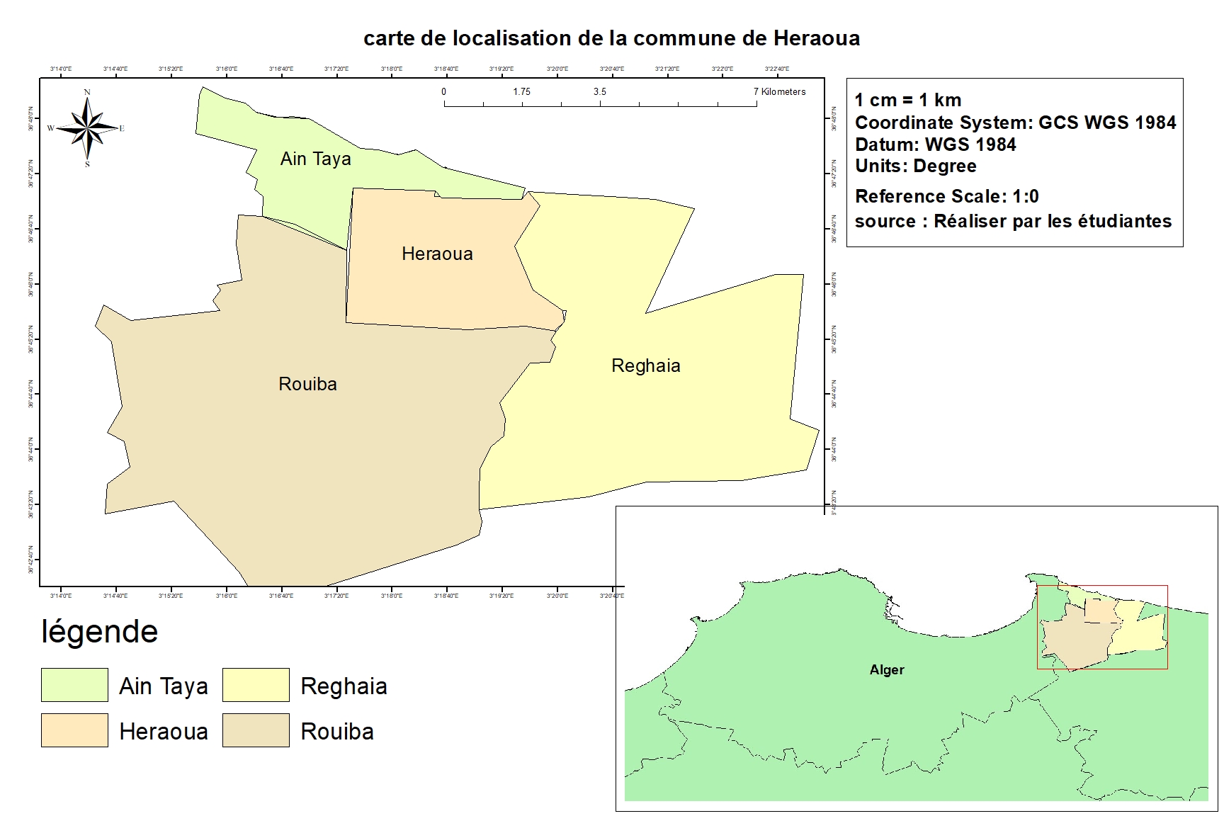 cartes géographiques - FreeWork DZ